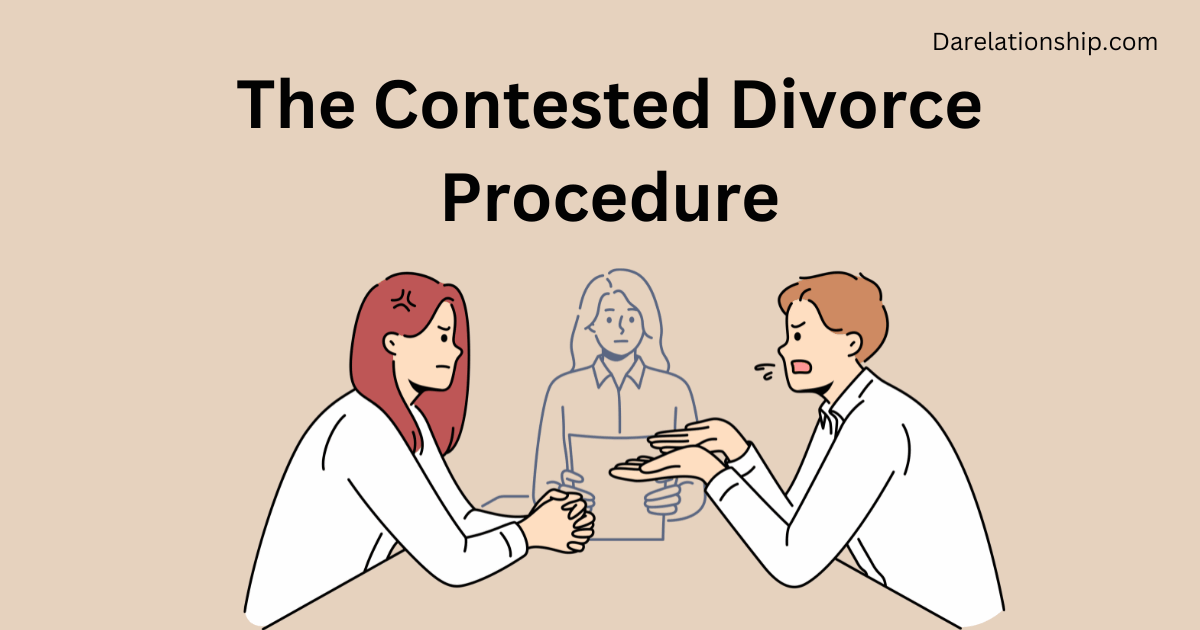 What is a contested divorce?